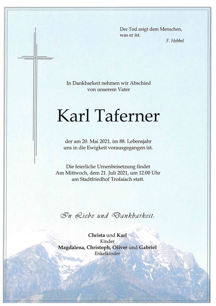 Taferner Karl - Stadtwerke Trofaiach