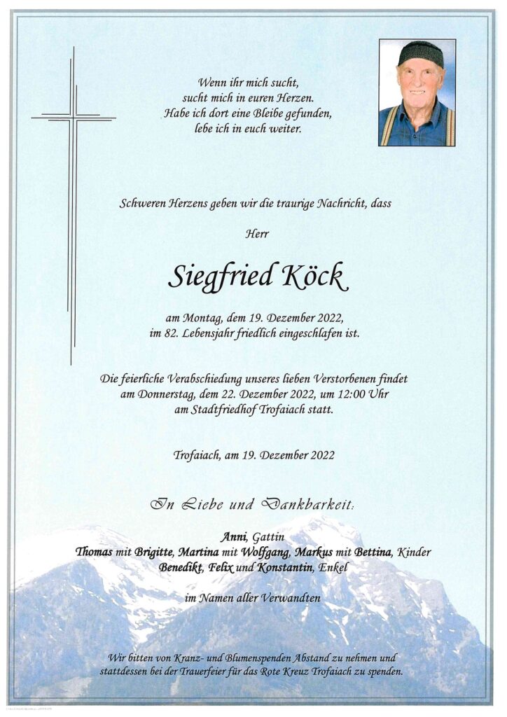 Köck Siegfried - Stadtwerke Trofaiach