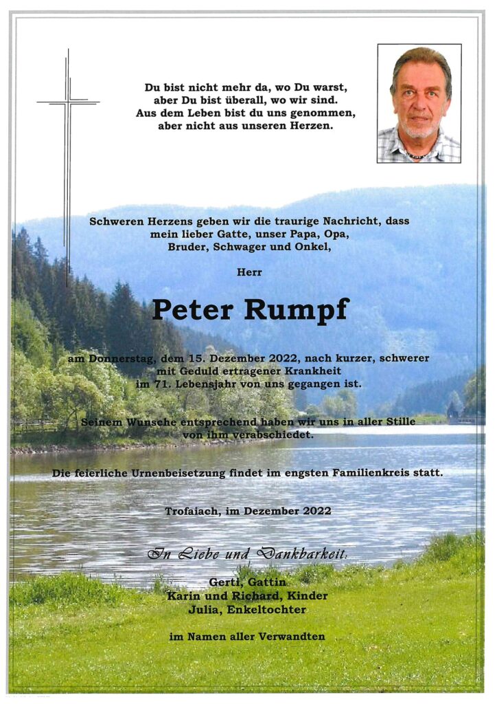 Rumpf Peter - Stadtwerke Trofaiach