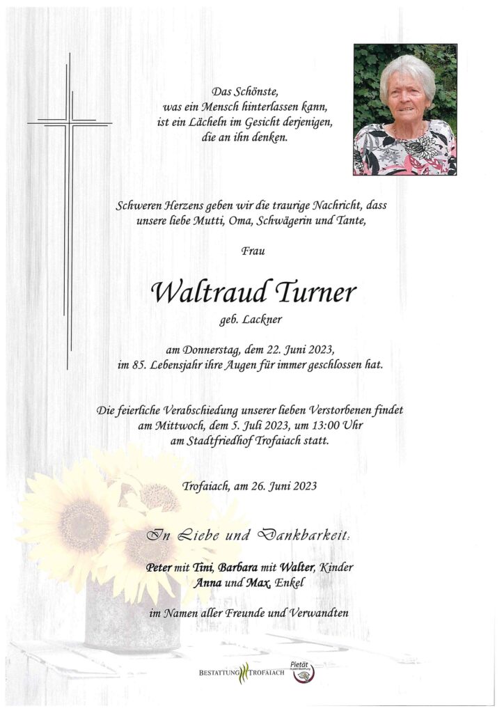 Turner Waltraud - Stadtwerke Trofaiach