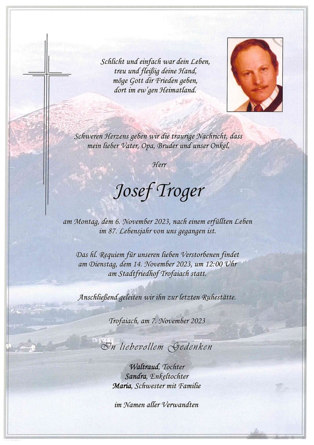 Troger Josef - Stadtwerke Trofaiach