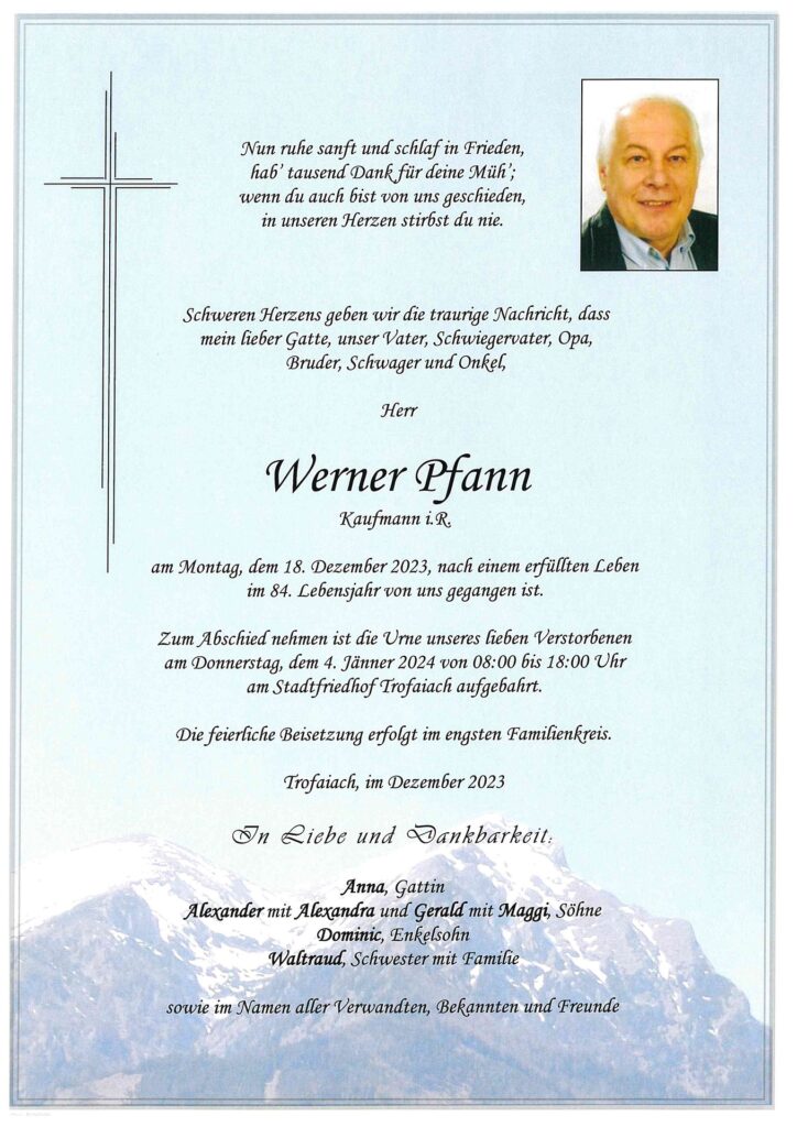 Pfann Werner - Stadtwerke Trofaiach
