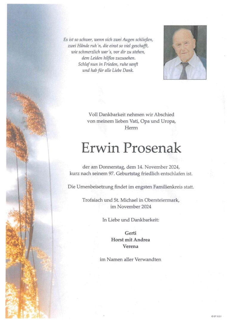 Erwin Prosenak - Stadtwerke Trofaiach