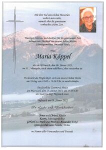 Köppel Maria - Stadtwerke Trofaiach